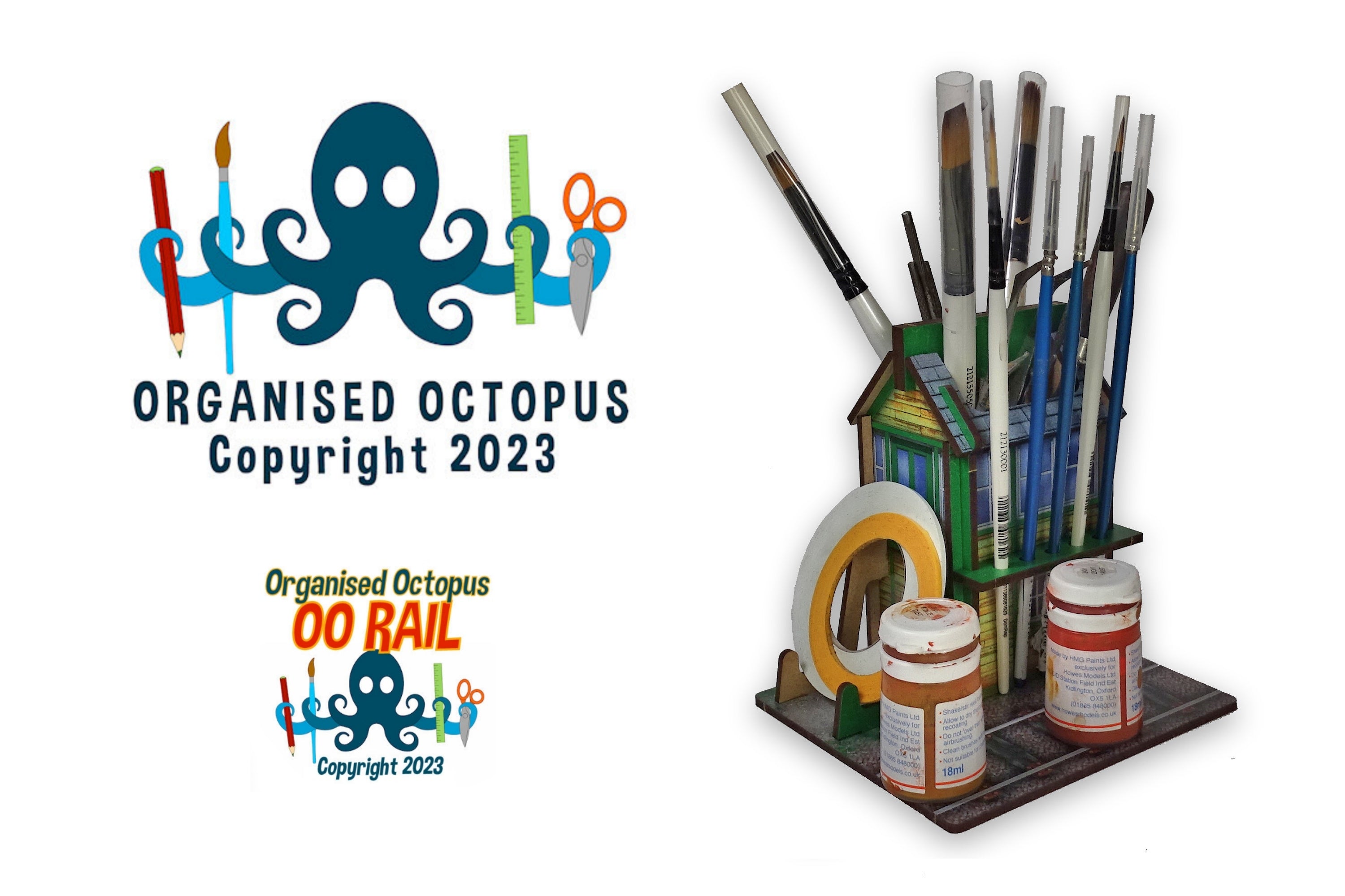 OO Rail Hobby Bench – Organisedoctopus